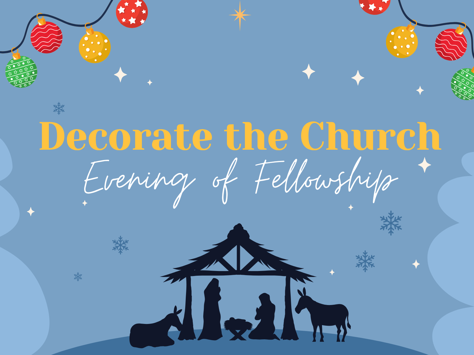 Decorate the Church Party